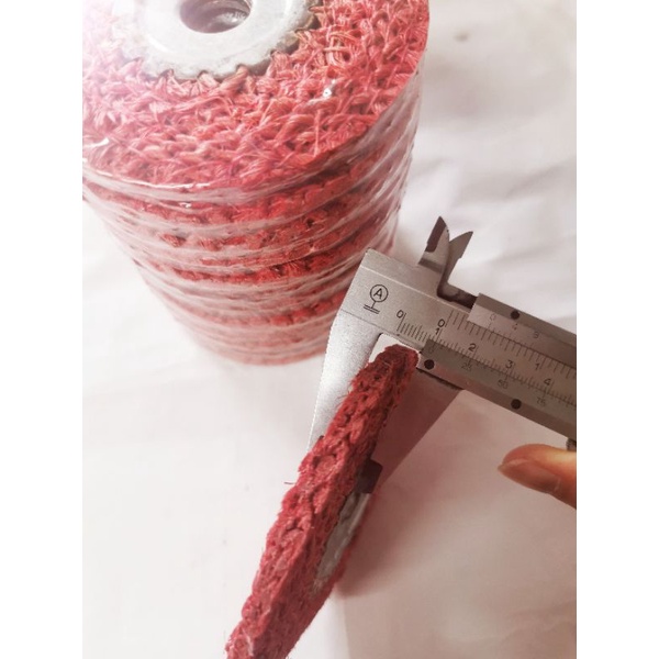 S/S Red Sisal Buff 4" Polishing Wheel (Red) | Shopee Malaysia