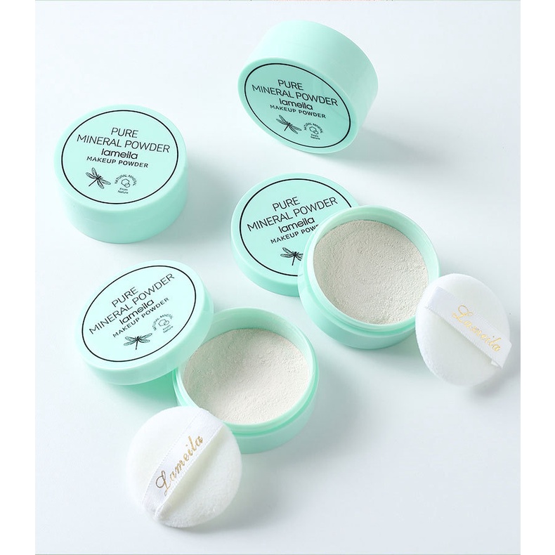 ORIGINAL Lameila Oil-control Mineral Loose Powder Mint Oil-control Set ...