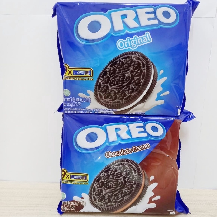 Oreo Original & Chocolate Creme Sandwich Cookies (9 x 27.6g) | Shopee ...