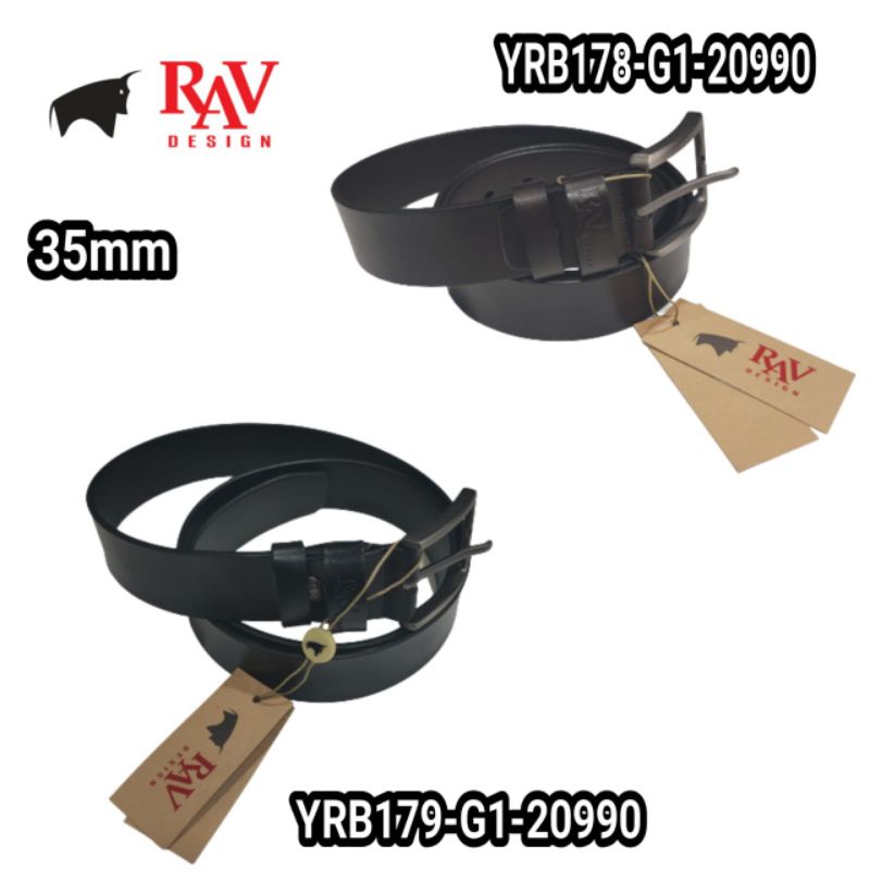 RAV DESIGN Leather 35mm Leather Belt YRB178-G1 / YRB179-G1 | Shopee ...