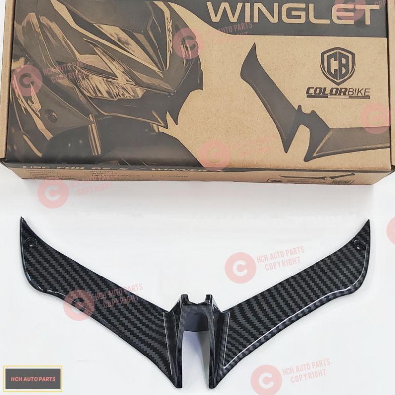 WINGLET COVER KELAWAR - HONDA - RSX / RSX 150/ WINNER X - CARBON & MATT ...