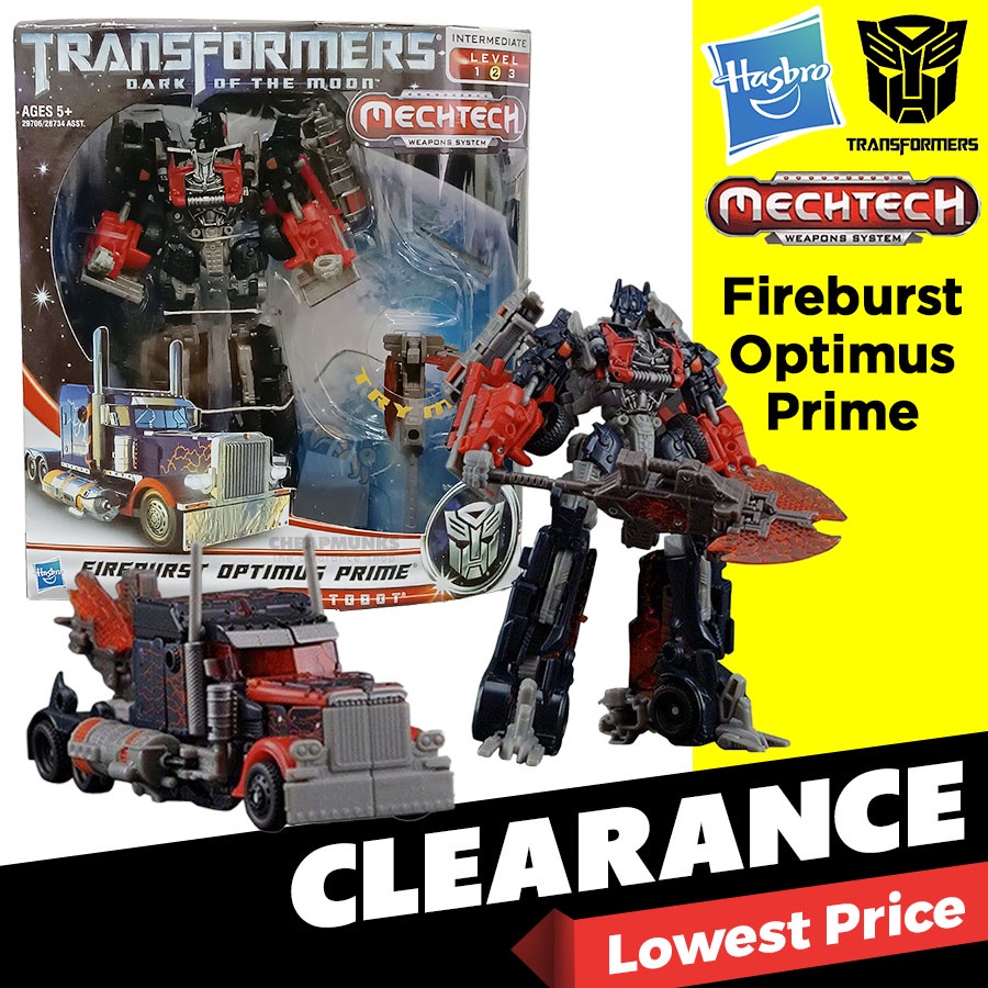 TRANSFORMERS MECHTECH FIREBURST OPTIMUS PRIME ROBOT TRUCK ACTION ...