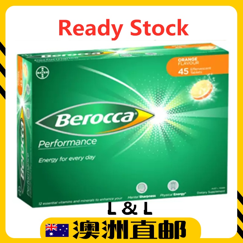[Ready Stock EXP: 10/2024yr] Berocca Performance Orange ( 45 ...