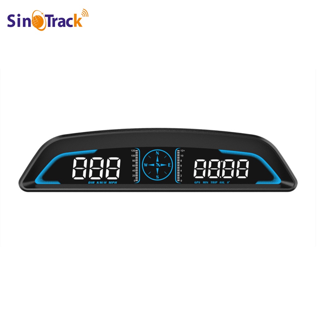 SinoTrack Digital GPS Speedometer Universal Heads Up Display for Car 5. ...