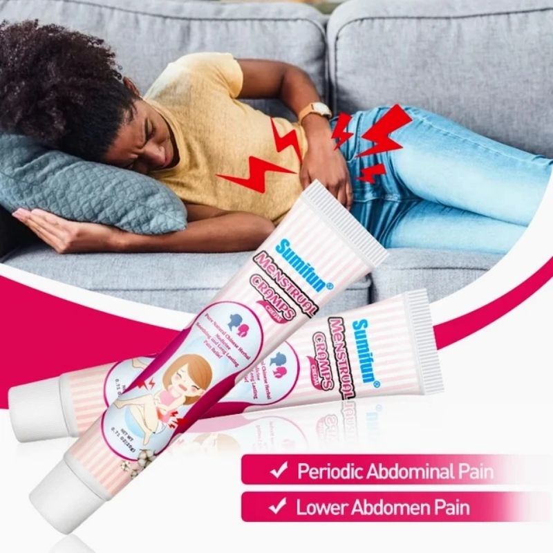 Sumifun Menstrual cramp cream, 20g, pain relief, abdominal warm cream ...