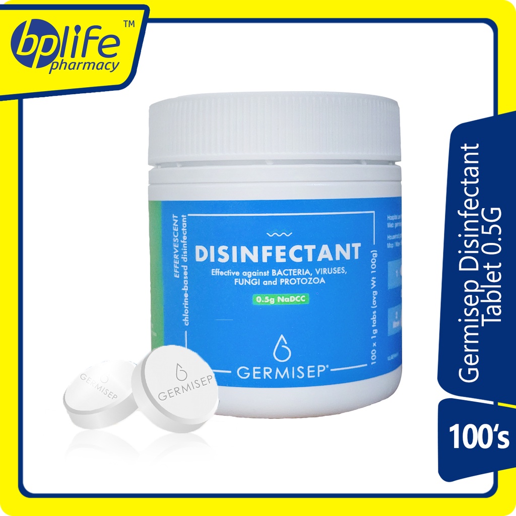 Germisep Disinfectant Tablet 0.5G 100 tablets | Shopee Malaysia