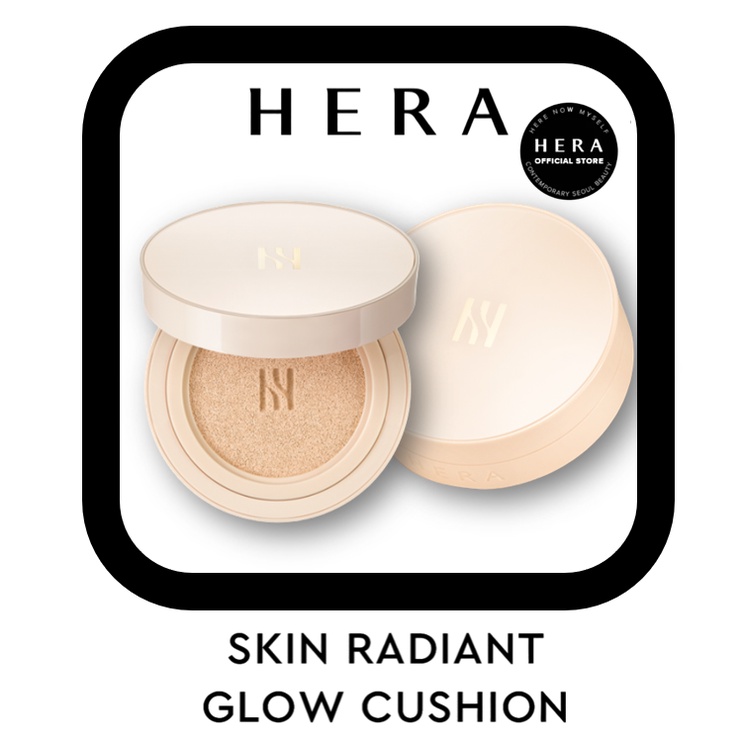 [ HERA ] SKIN RADIANT GLOW CUSHION 15g * 2 ( Cushion 15g + Refill 15g ) | Shopee Malaysia