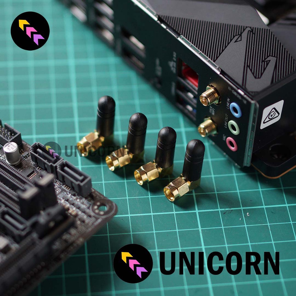 L-Shaped Mini Antenna for PC, ITX PC Tiny Antenna (3CM Height), ITX ...