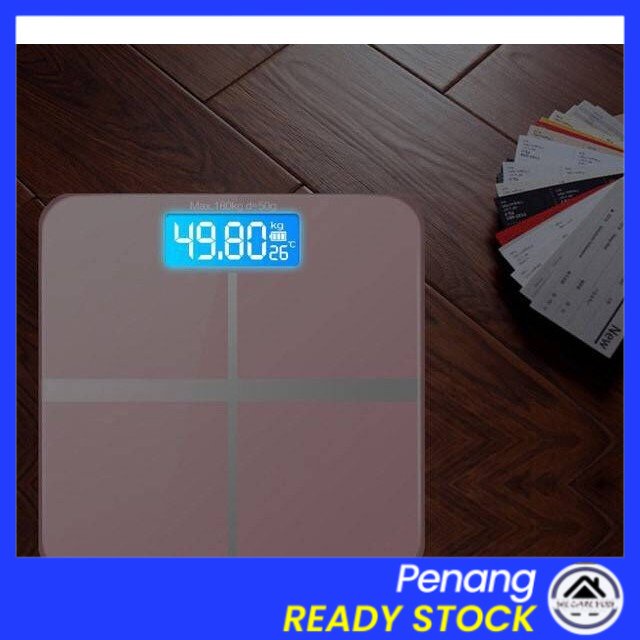 Wecareyou20 LCD Display Digital Weighing Scale Timbang Berat Badan ...