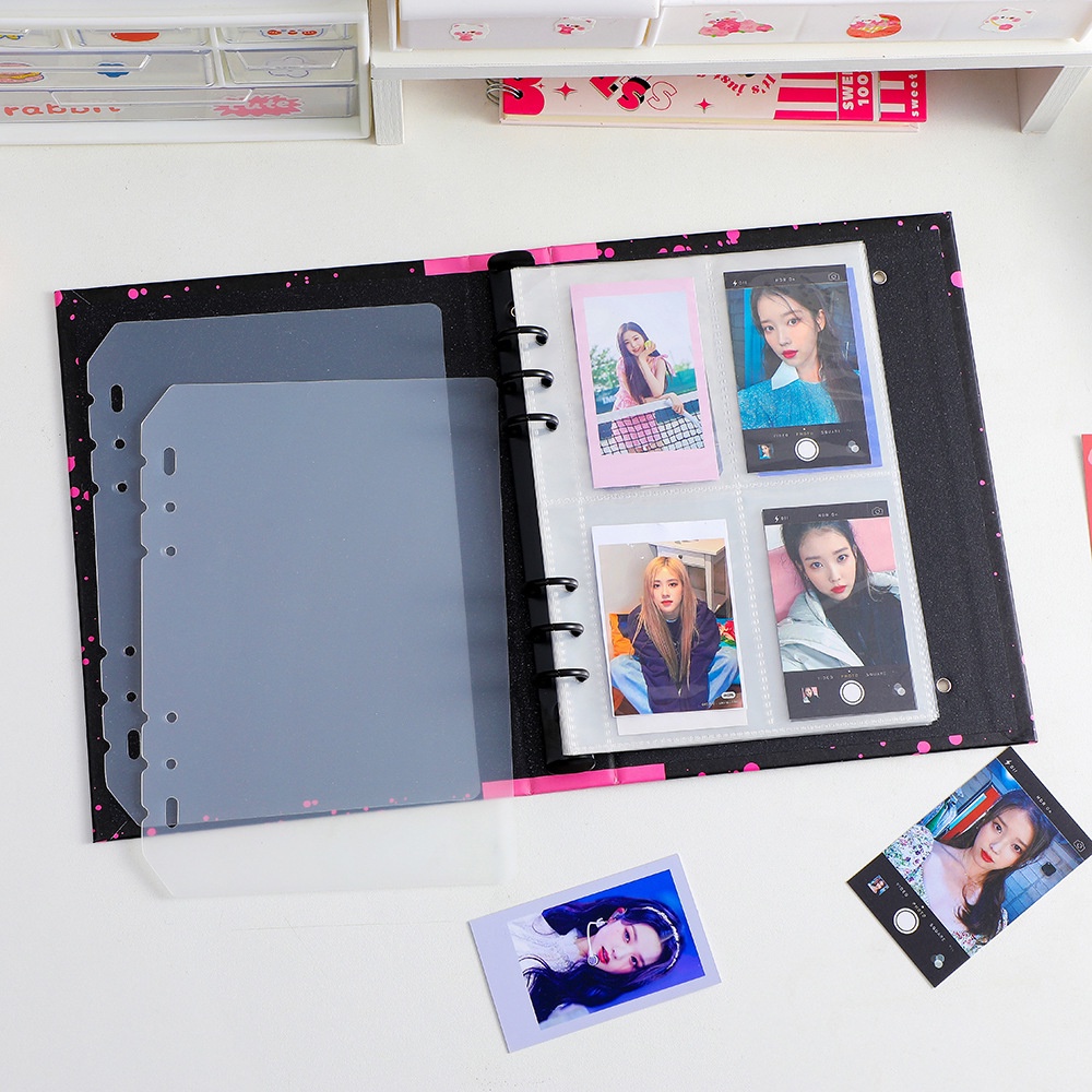 A5 6 hole Loose-leaf Baffle Partition PP Transparent Frosted 60 ...