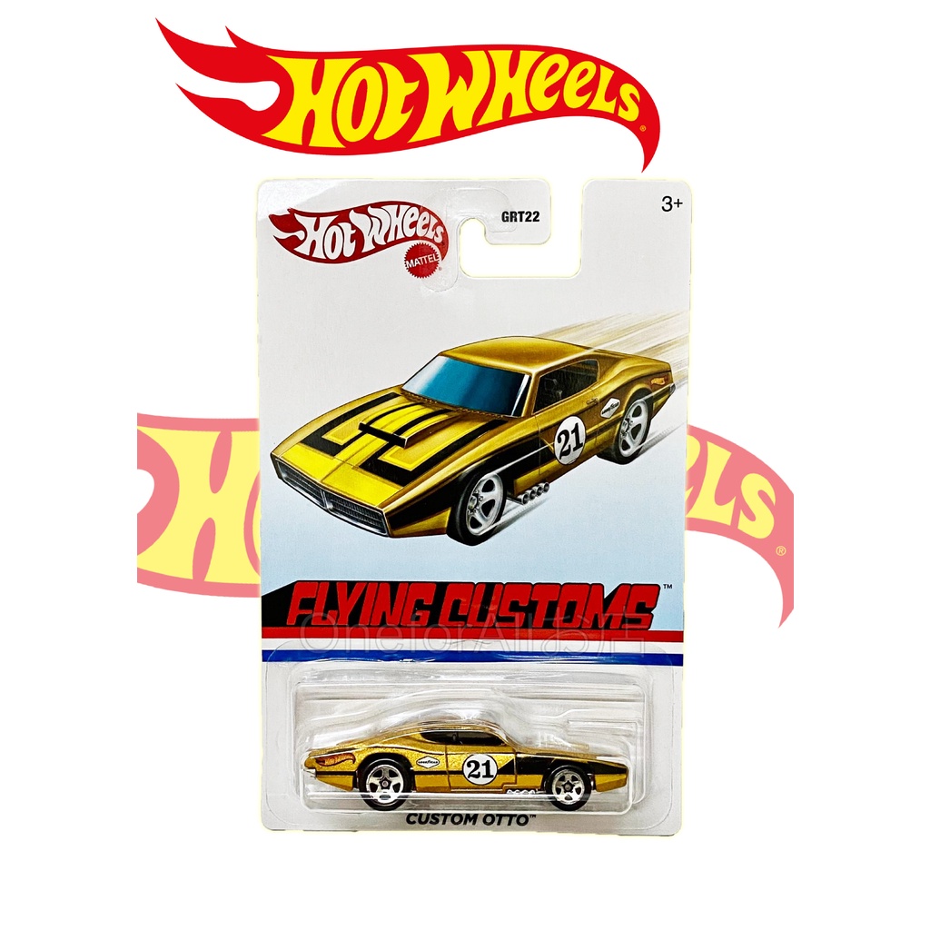 Hot Wheels CUSTOM OTTO Metallic Gold Flying Customs 1/64 Diecast Car ...