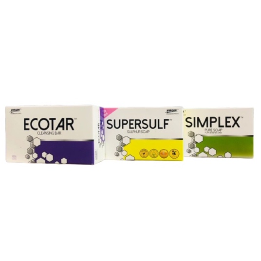 Virgin Soap (Supersulf Sulphur Soap, Ecotar Medicated Soap, Simplex ...