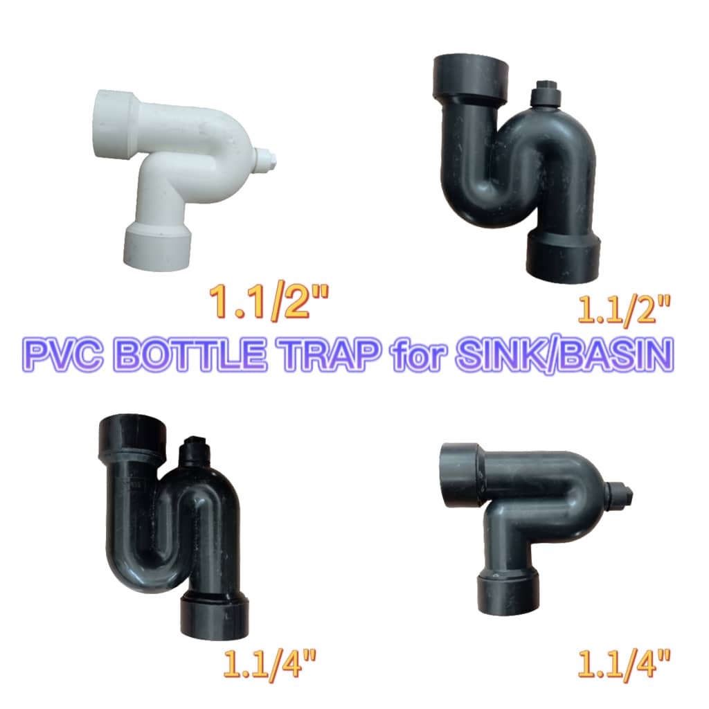 S TRAP or P TRAP BOTTLE TRAP FOR KITCHEN SINK & TOILET BASIN (PLAIN ...