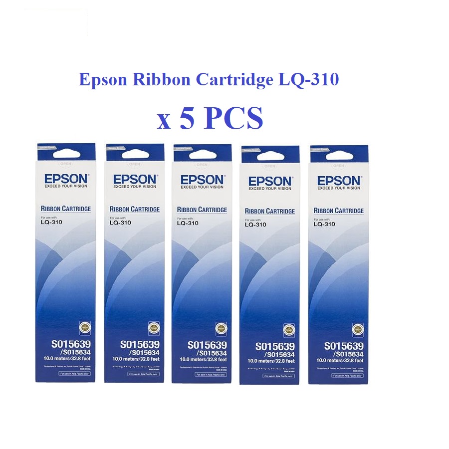 EPSON LQ 310 PRINTER RIBBON CARTRIDGE (5 Pcs) | Shopee Malaysia