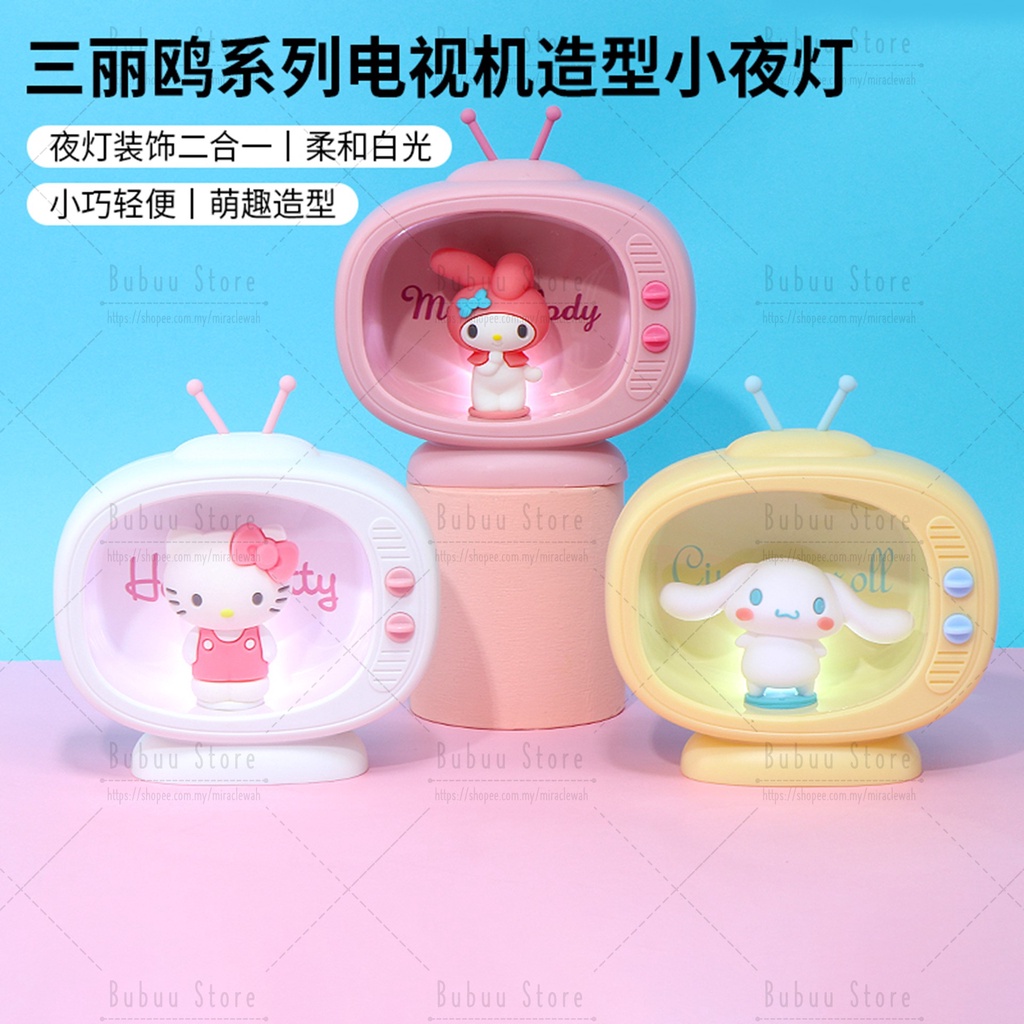 🔥Ready Stock🔥Sanrio LED Night Lights Hello Kitty Light Sleeping Eye ...