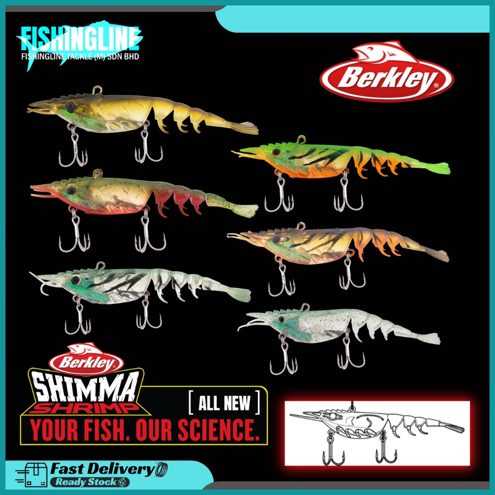 BERKLEY SHIMMA SHRIMP 2022 Soft Lure | Shopee Malaysia