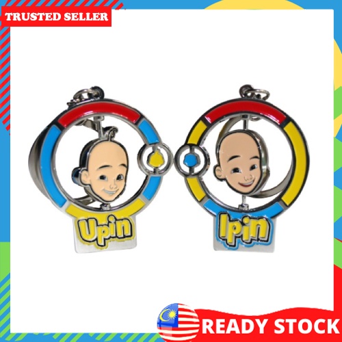 [ Local Ready Stocks ] Original Genuine Upin Ipin Spin Keychain ( Ipin ...
