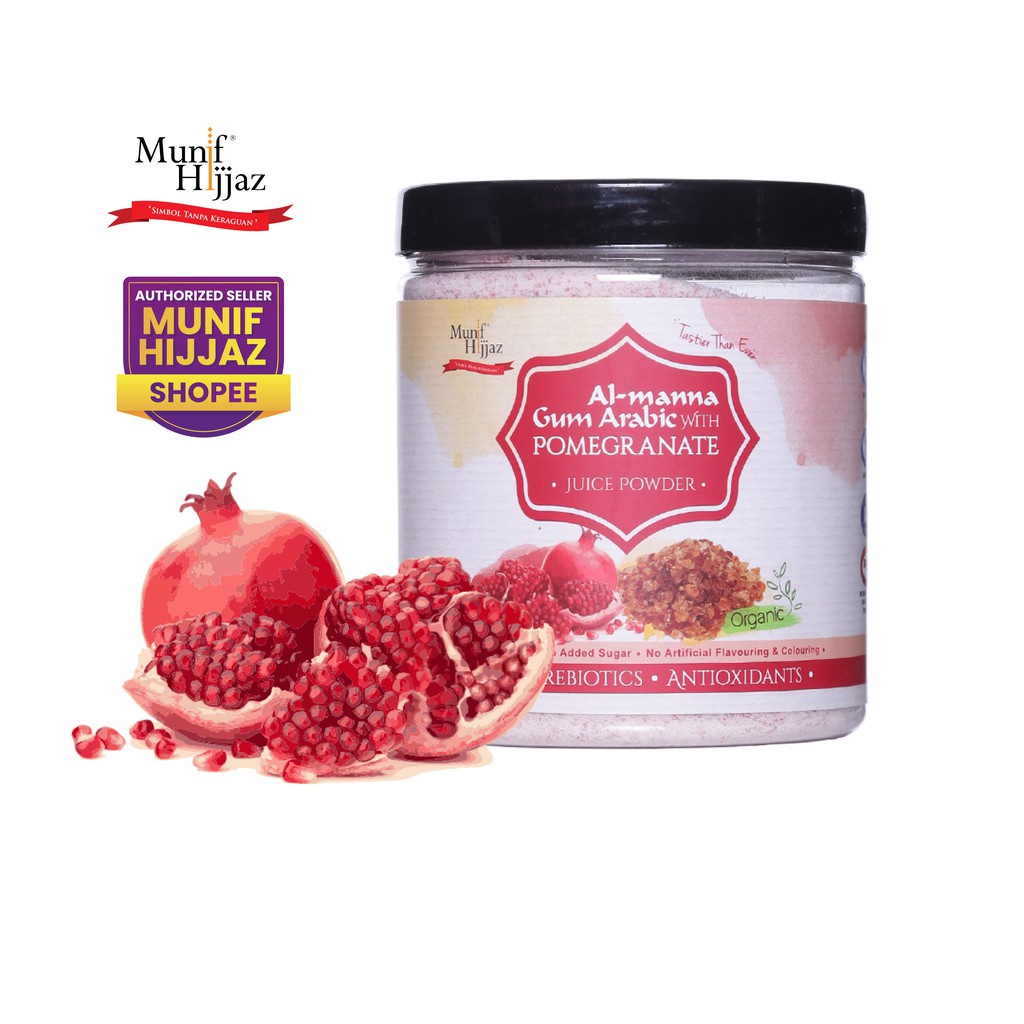 MUNIF HIJJAZ AL MANNA ARABIC GUM DELIMA 150g | Shopee Malaysia