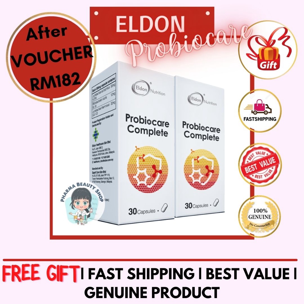 [FREE GIFT] Eldon Nutrition Probiocare Complete 30s/ 30s x 2 ...
