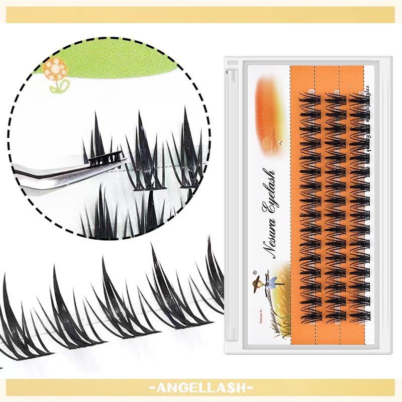 Lvcheryl Eyelashes Wheat Ear Comic Eye Little Devil Thick Eyelashes ...