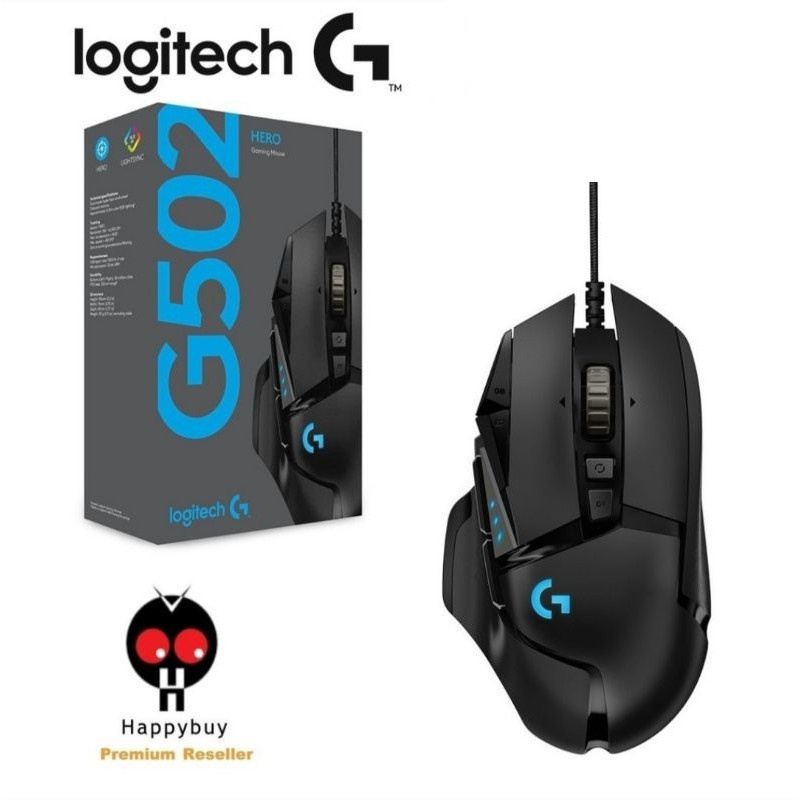 Logitech G502 G502X G502 X HERO 25K High Performance Gaming Mouse Wired Wireless Lightspeed ...