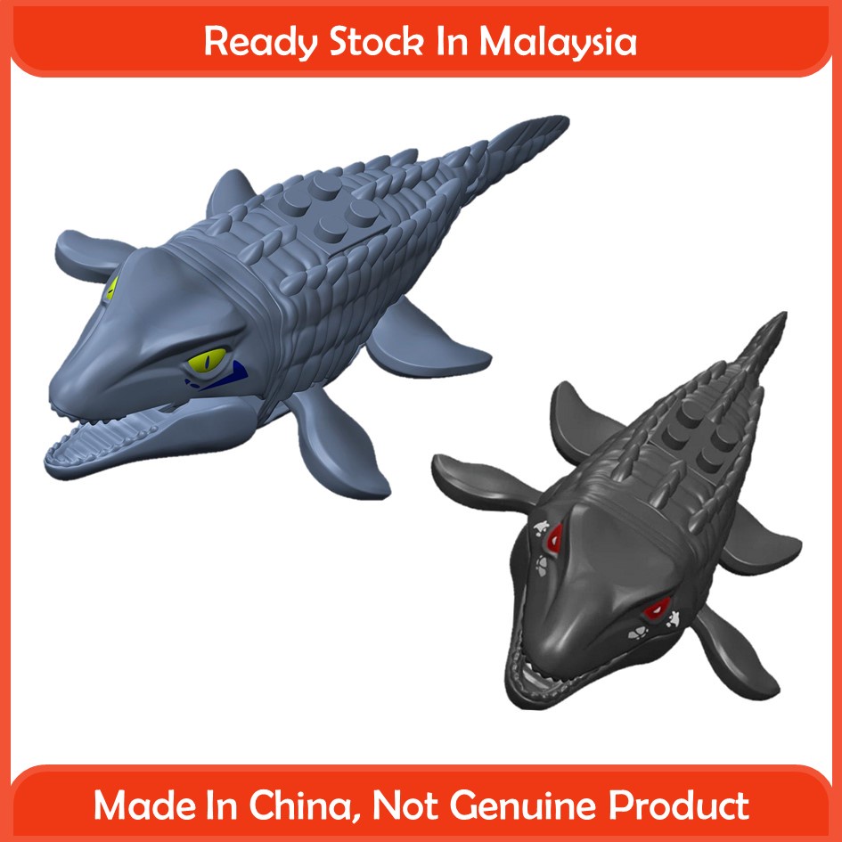 Mosasaurus Jurassic Park Dinosaurs Lego Mini Figure Building Block ...