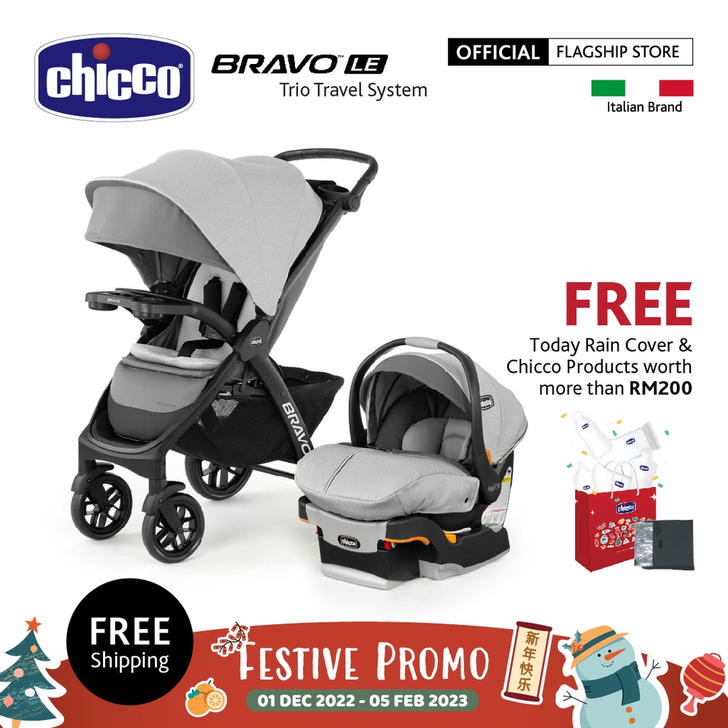 Chicco Bravo LE Trio Travel System | Shopee Malaysia