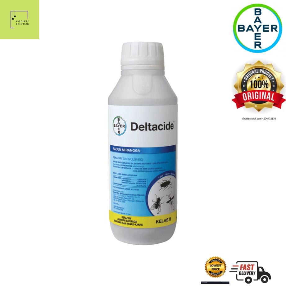 Bayer Deltacide Insecticide For Cockroach, Ants and Mosquito 1 LITRE ...