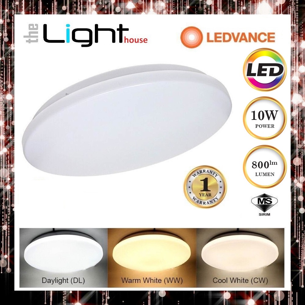 OSRAM LEDvalue 10W LED Surface Ceiling Light Round LEDVANCE / Philips ...