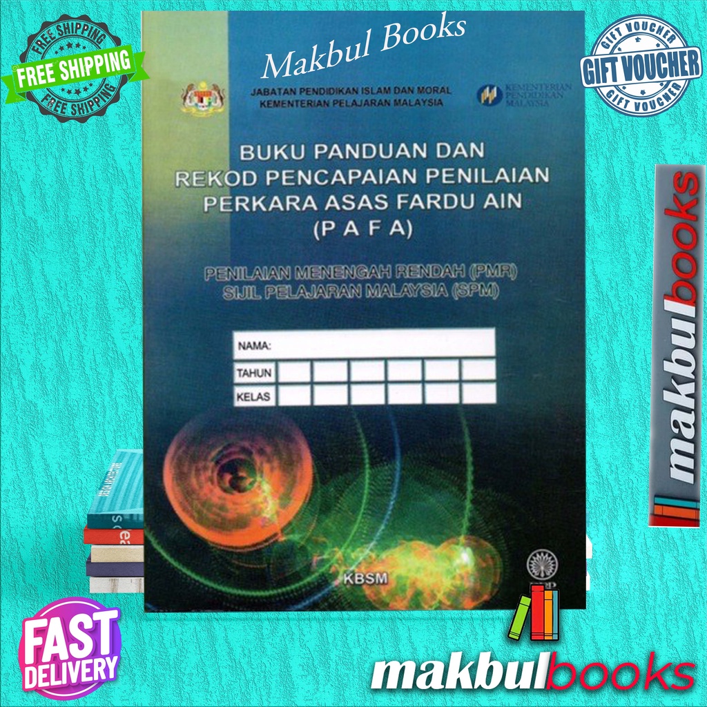 KPM:BUKU PANDUAN DAN REKOD PENCAPAIAN PENILAIAN PERKARA ASAS FARDU AIN (PAFA) | Shopee Malaysia