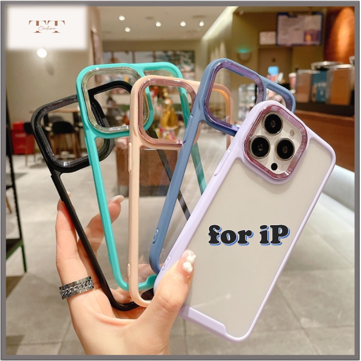 Case iP 14 14 Plus 14 Pro Max 2022 New Design Transparent Protect Metal ...