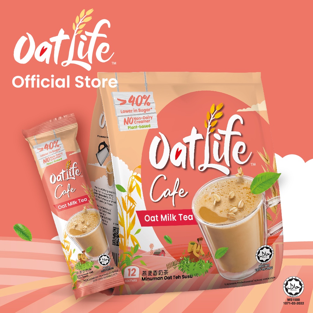 OatLife Oat Milk Tea (12s x 28g) | Shopee Malaysia
