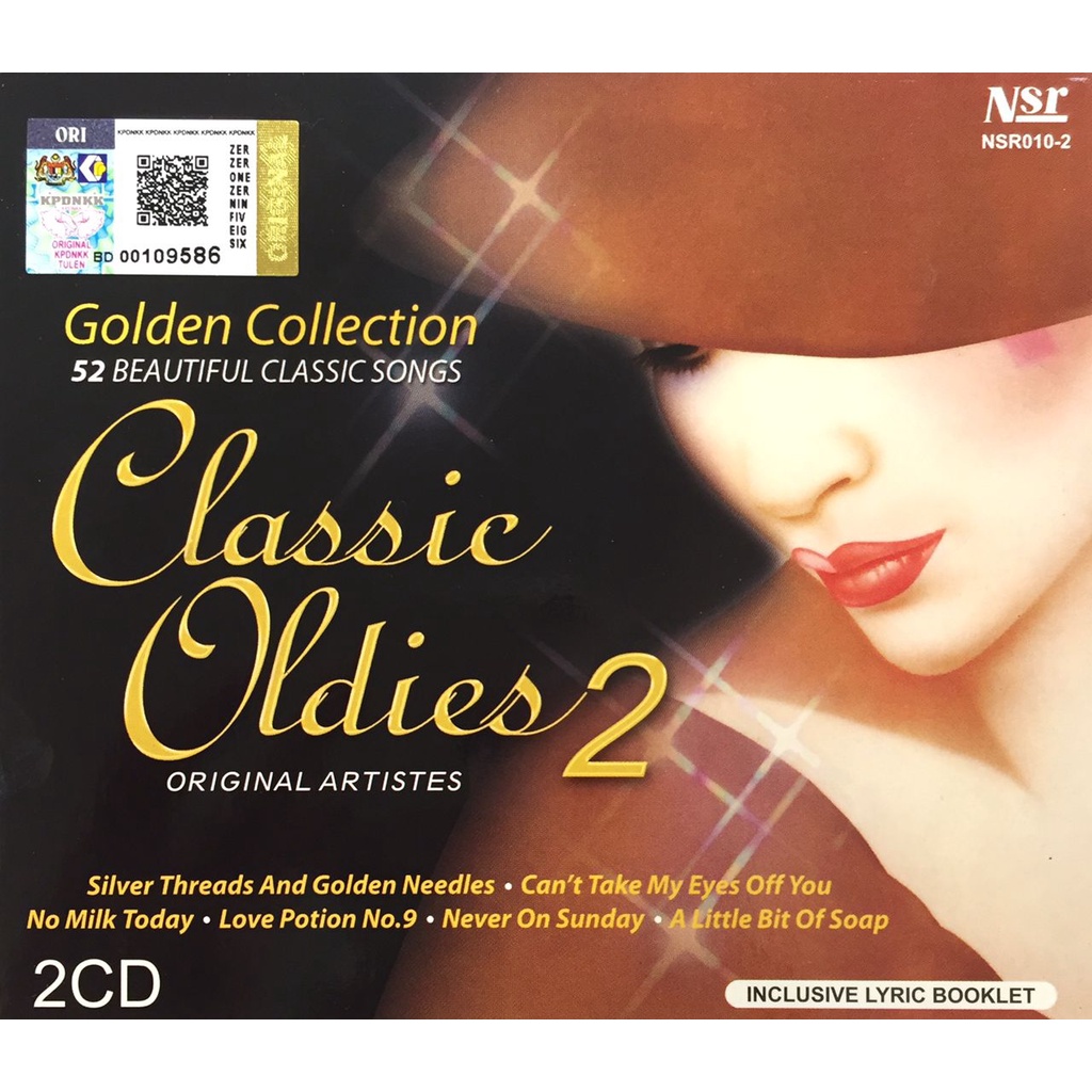 English CD Golden Collection 52 Beautiful Classic Songs Classic Oldies ...