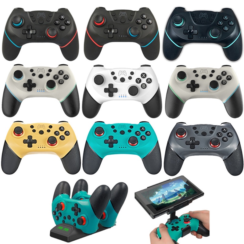 Wireless Bluetooth Controller for NS Switch Pro Controller with Gyro ...
