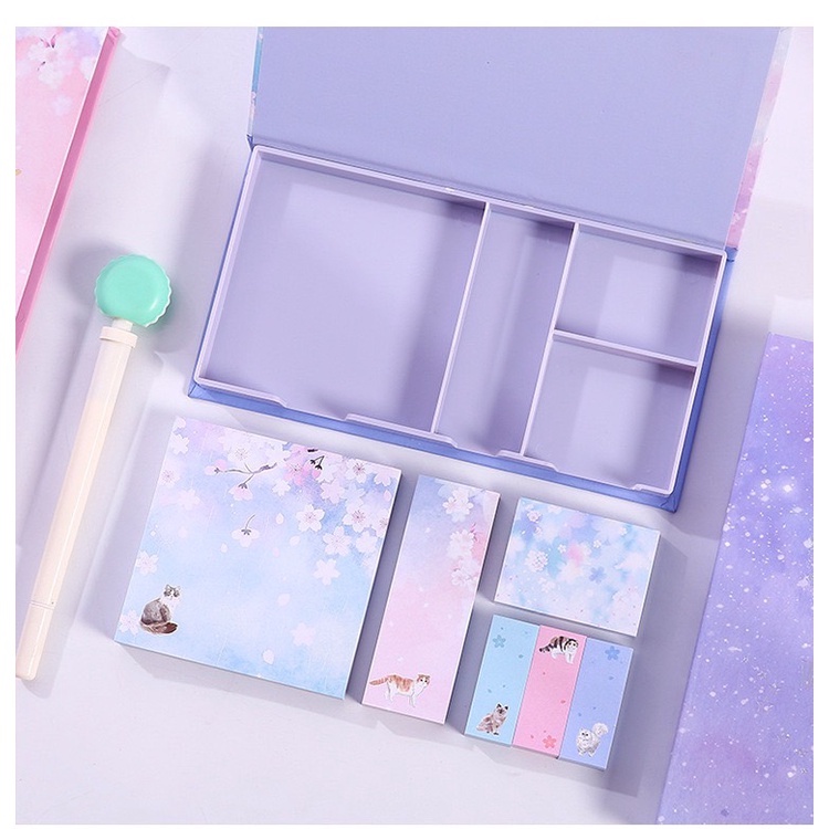 Beautiful Sticky Notes/Stick Marker/Memo Note/Post It Note Set Memo ...