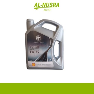 PROTON SUPER FULLY SYNTHETIC ENGINE OIL 5W40 MINYAK HITAM 5W-40 MINYAK ...