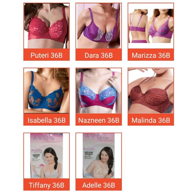 Avon Bra Saiz 36B Wire | Shopee Malaysia