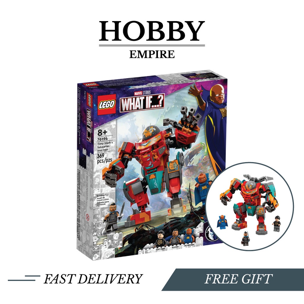 LEGO Marvel 76194 Tony Stark's Sakaarian Iron Man *Original LEGO Set ...