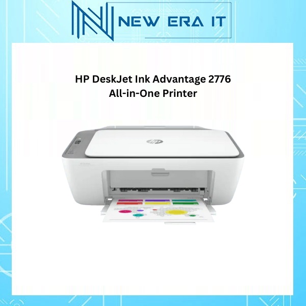 HP Printer 2776 (7FR28B) DeskJet Ink Advantage All In One Printer Wifi/Print/Scan/Copy/Wireless ...