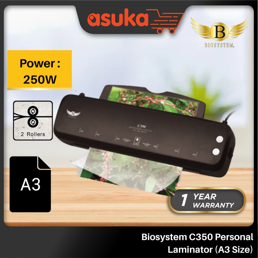 Biosystem C350 A3 Personal Laminator (A3 Size) | Shopee Malaysia