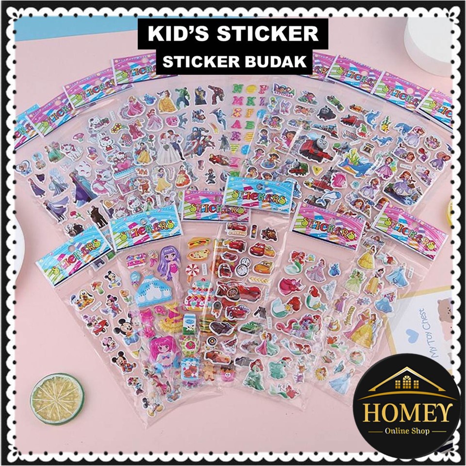 Children Cute Stickers / Waterproof Cute Children Stickers Kids ...