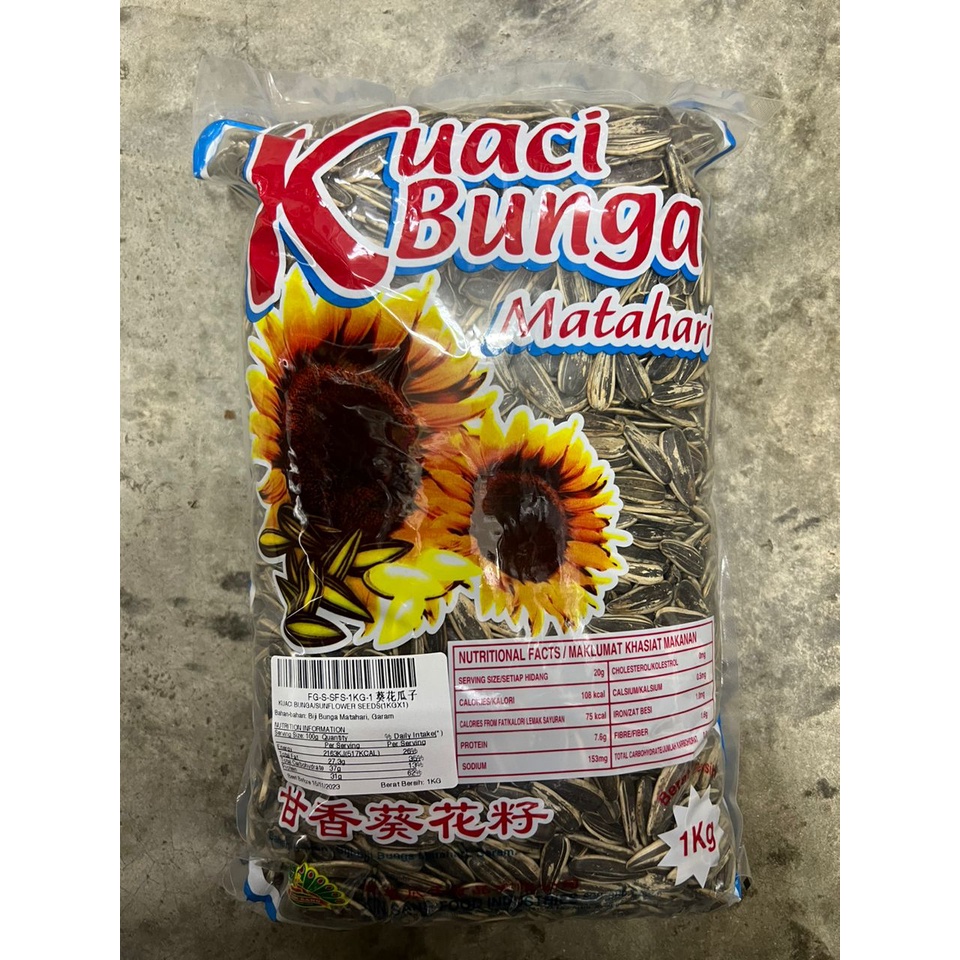 Kuaci Bunga Matahari Sunflower Seeds 1KG | Shopee Malaysia