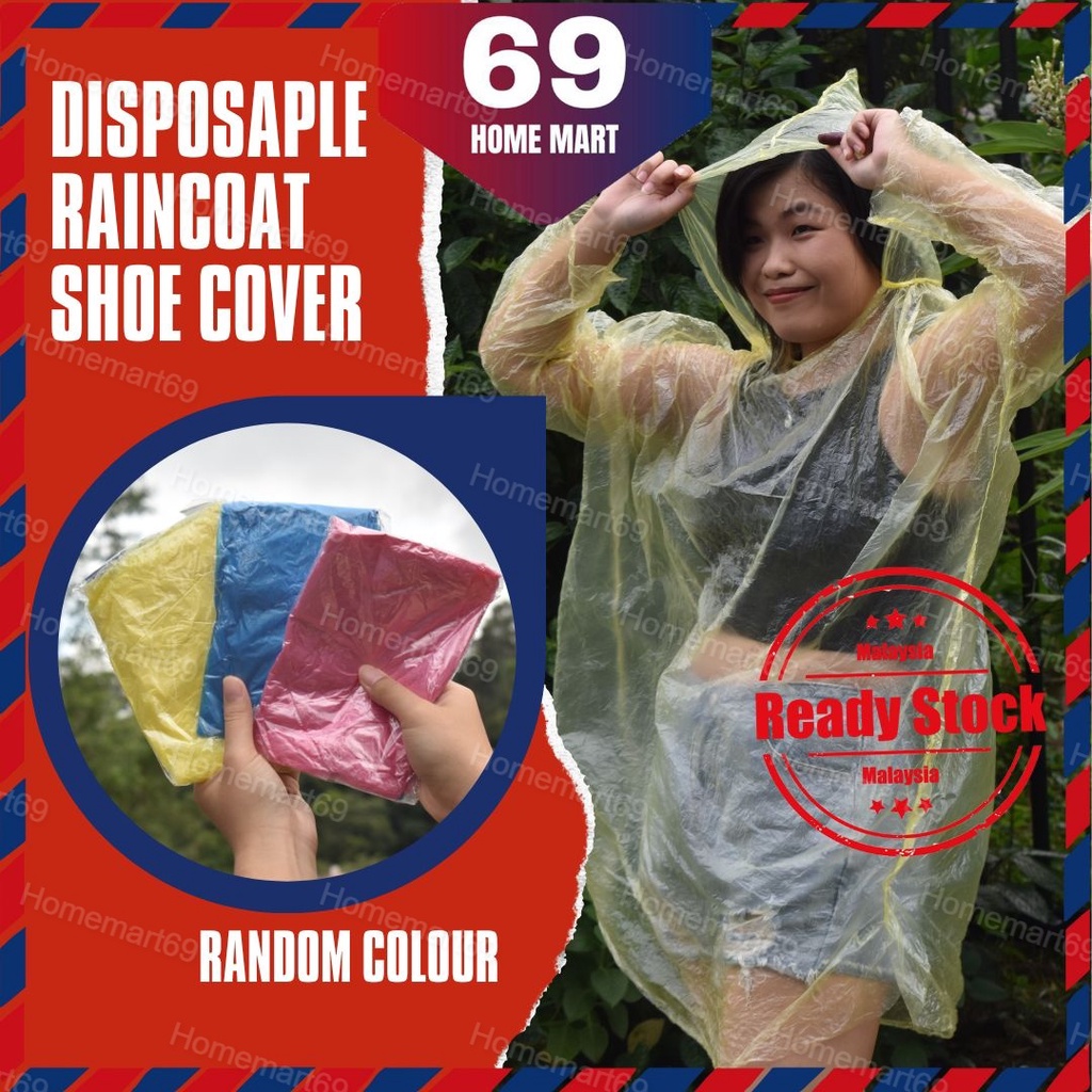 Disposable Raincoat Adult Rain Waterproof Emergency Rain Coat Portable ...