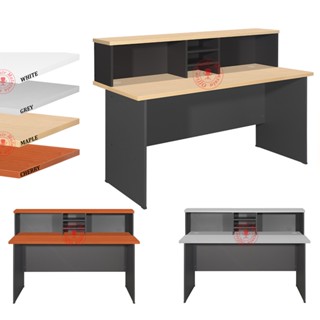 4ft 5ft 6ft Reception Counter Table /Cashier Counter Table Receptionist ...