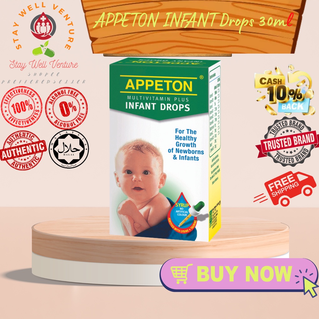 Appeton Multivitamin Plus Infant Drop 30ml | Shopee Malaysia
