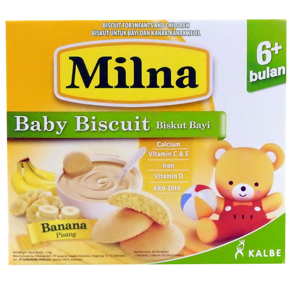 Milna Baby Rusk - Banana (130g) | Shopee Malaysia