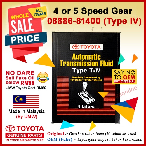 (100% Original) TYPE-IV Harrier Wish Altis Vios Estima Rush Innova ...