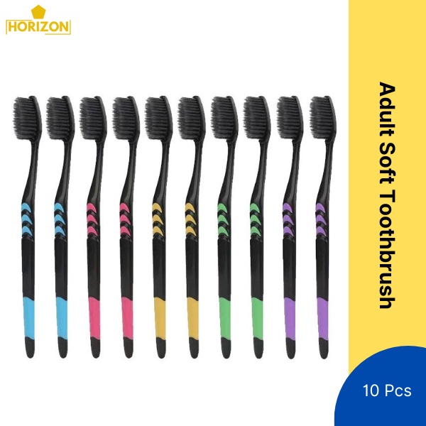 Berus Gigi Toothbrush soft bamboo charcoal adult cleancare gums fine ...