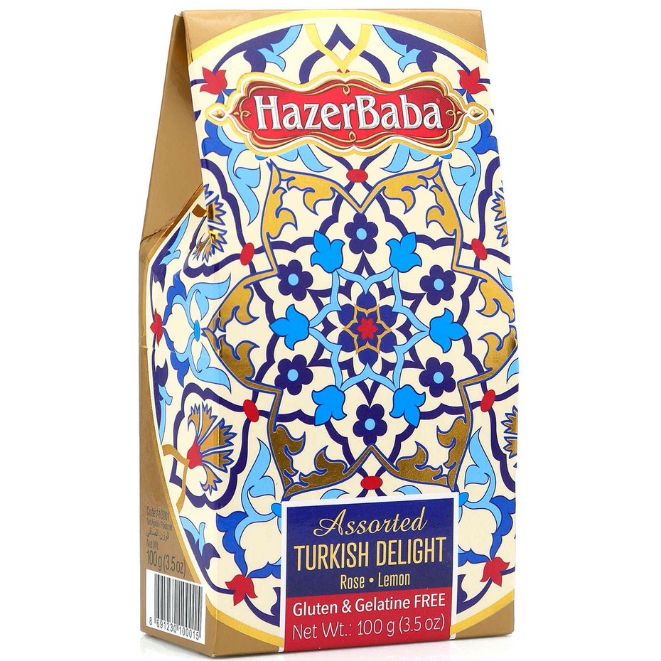 Hazer Baba Turkish Delight with Rose & Lemon/Pomegranate/Raspberry ...