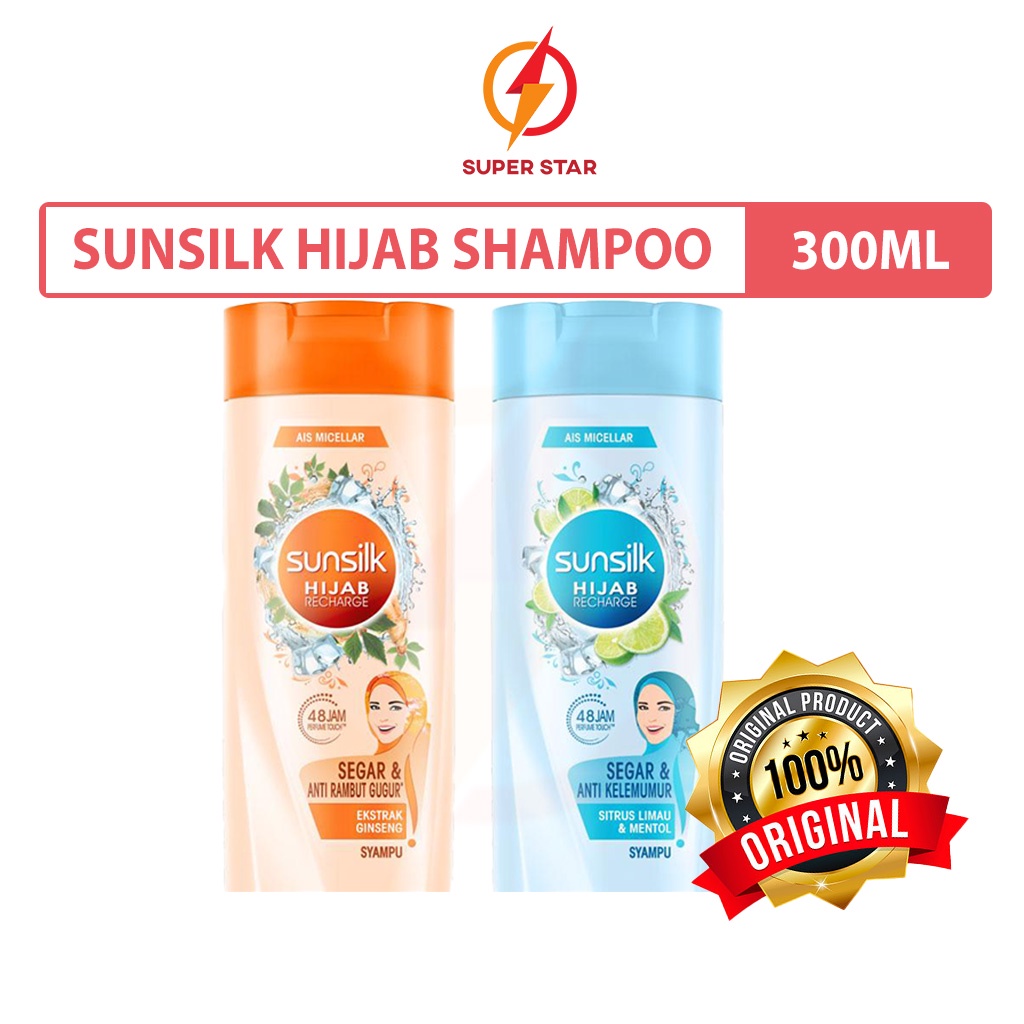 Sunsilk Hijab Recharge Anti Dandruff / Hair Fall Solution Shampoo 300ml ...